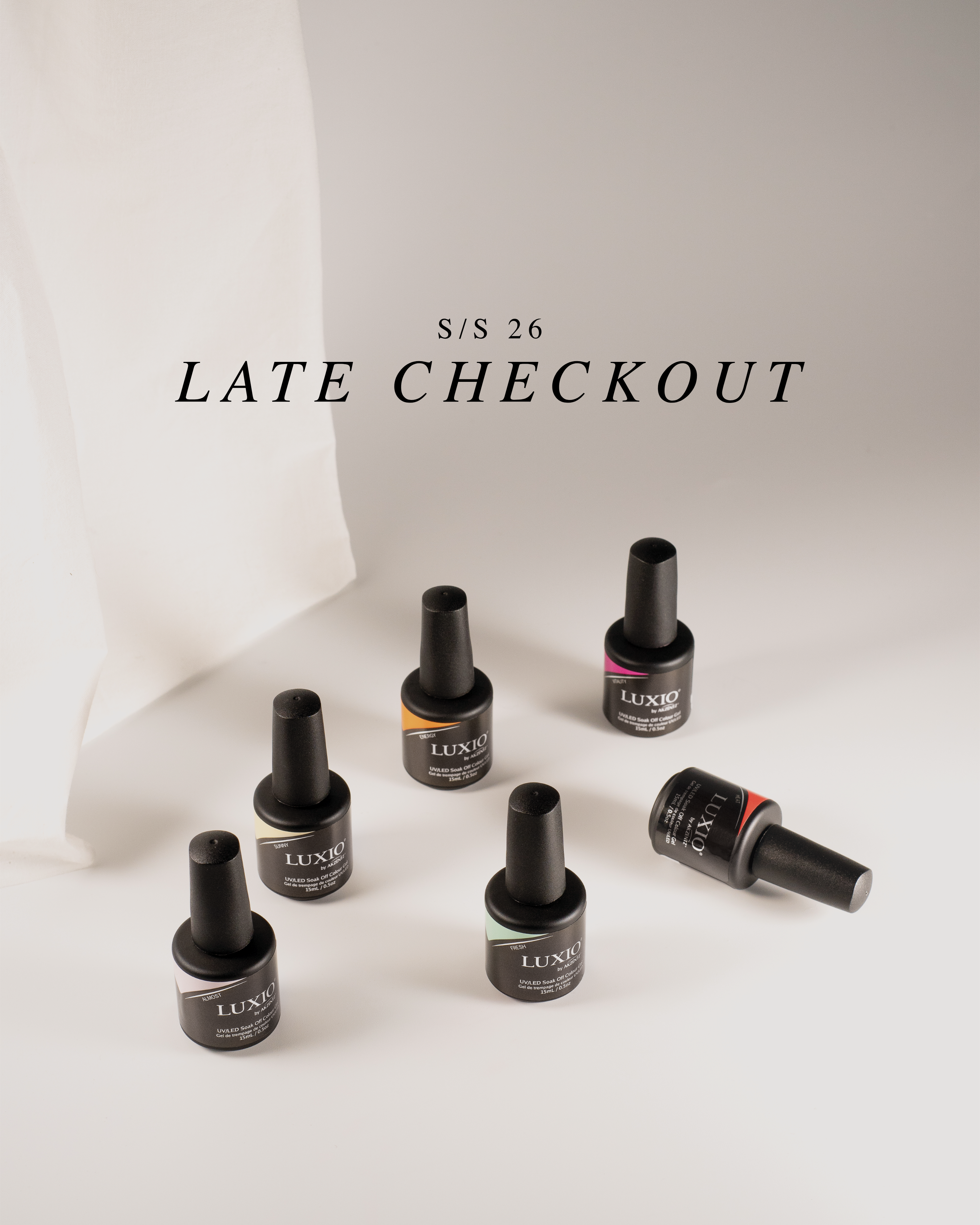 LUXIO COLLECTION LATE CHECK OUT - PRINTEMPS / ÉTÉ 2026 - AKZENTZ ~ Nailify